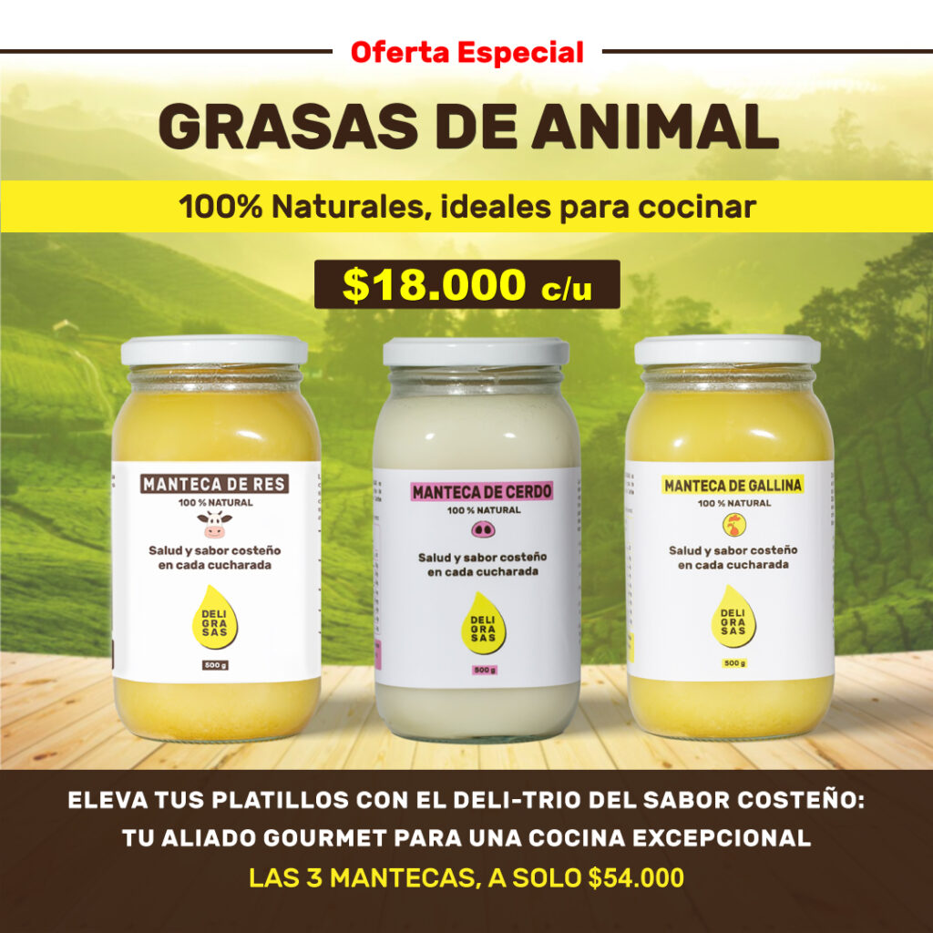 Mantecas de origen Animal 100% Naturales.